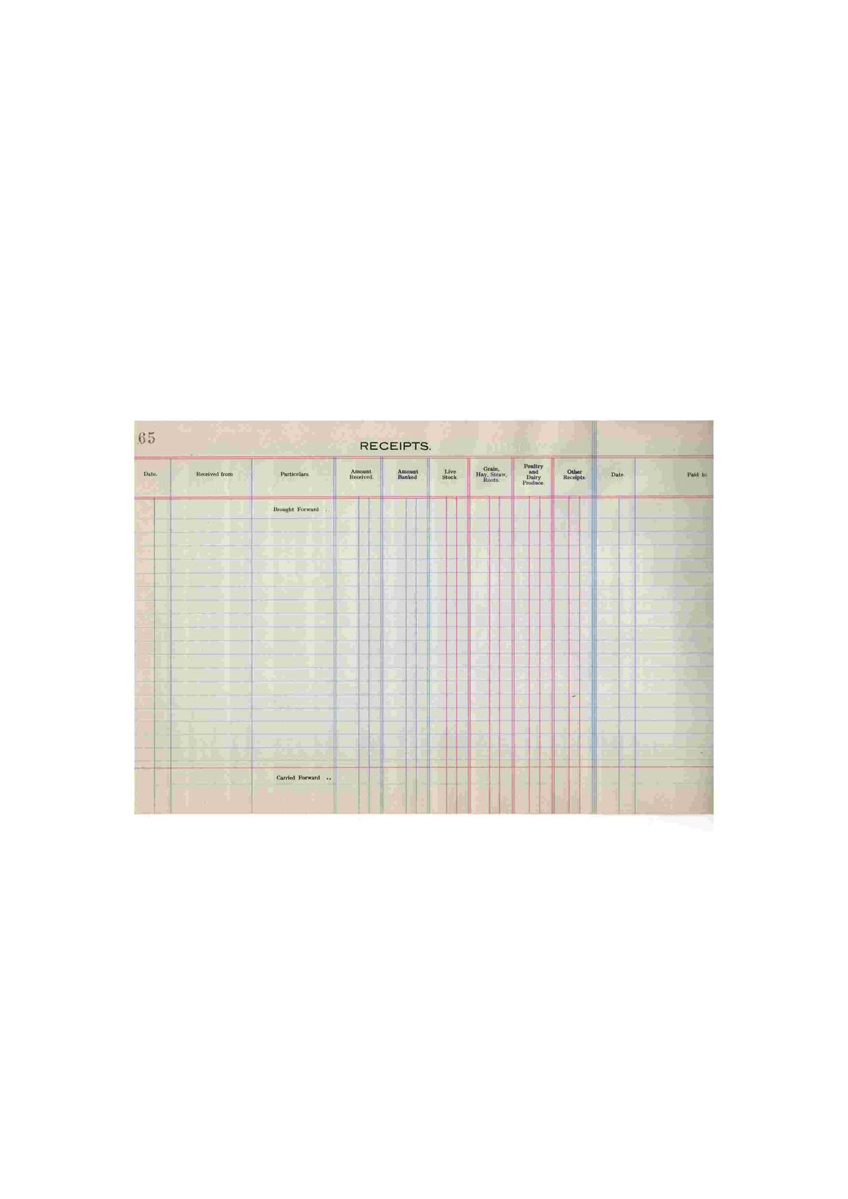 Farm Ledger A4 - Buymeacoffee