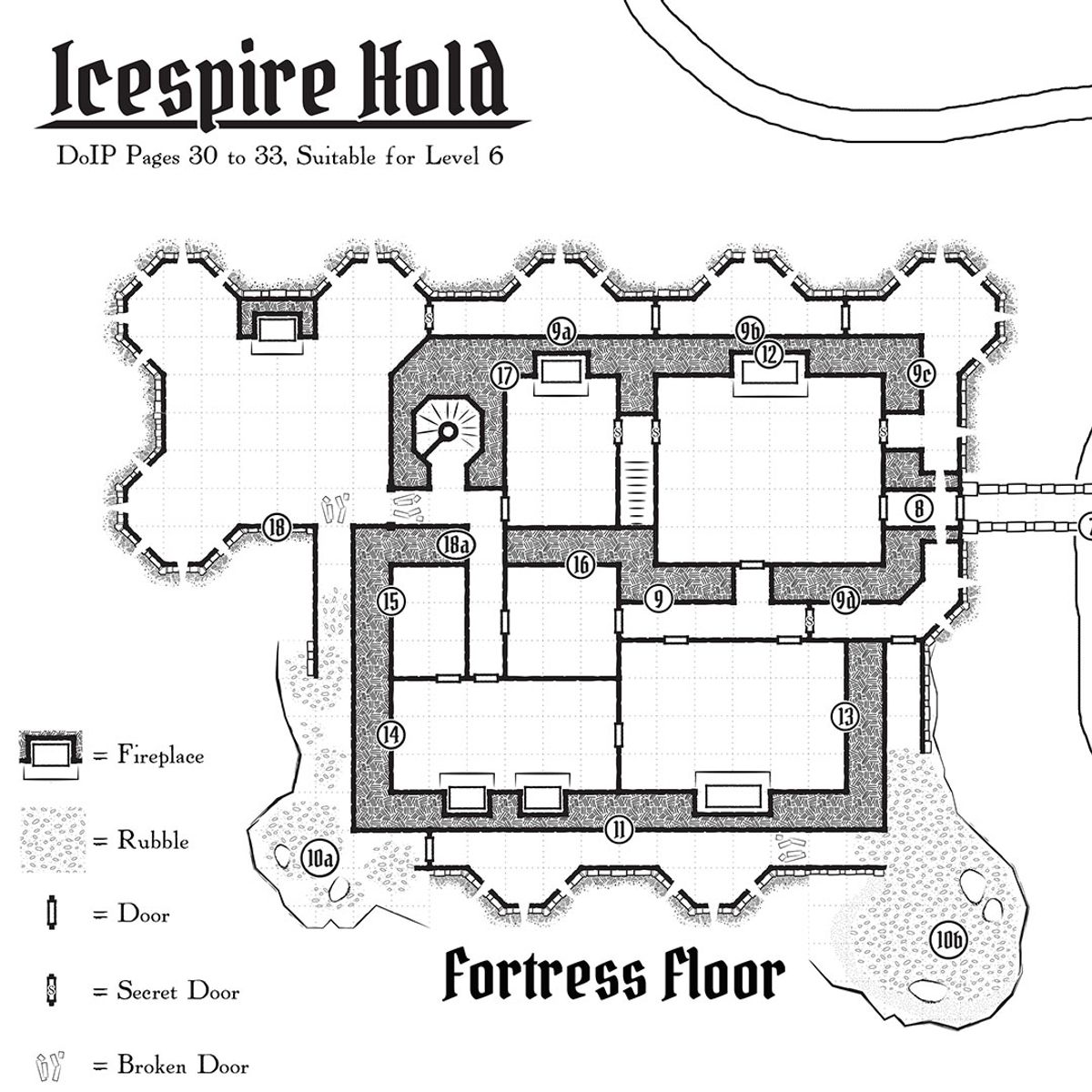 Icespire Hold PDF (Printable Dragon of Icespire Peak Maps) - Buymeacoffee