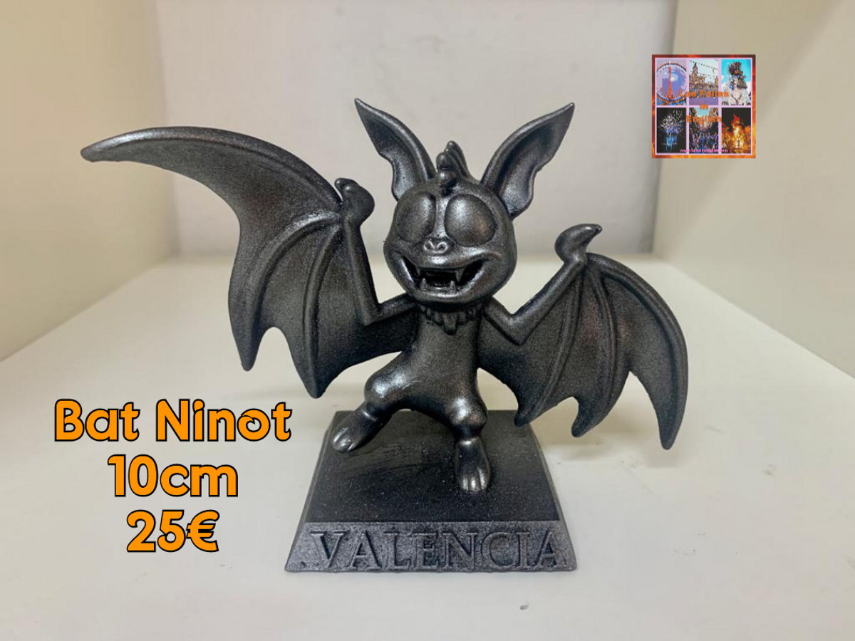Valencian Bat Ninot - 10cm Tall - Buymeacoffee