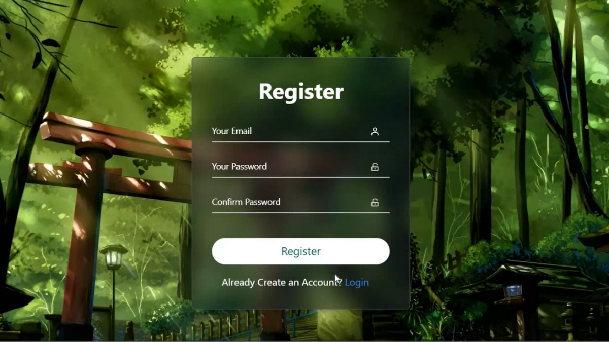 Login And Register With React, Vite, and Tailwind CSS. - Buymeacoffee