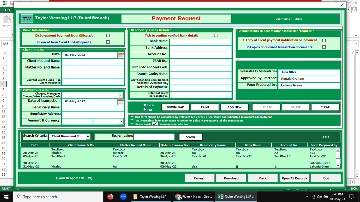 Dynamic Automated Data Entry User Form In Excel Vba Buymeacoffee