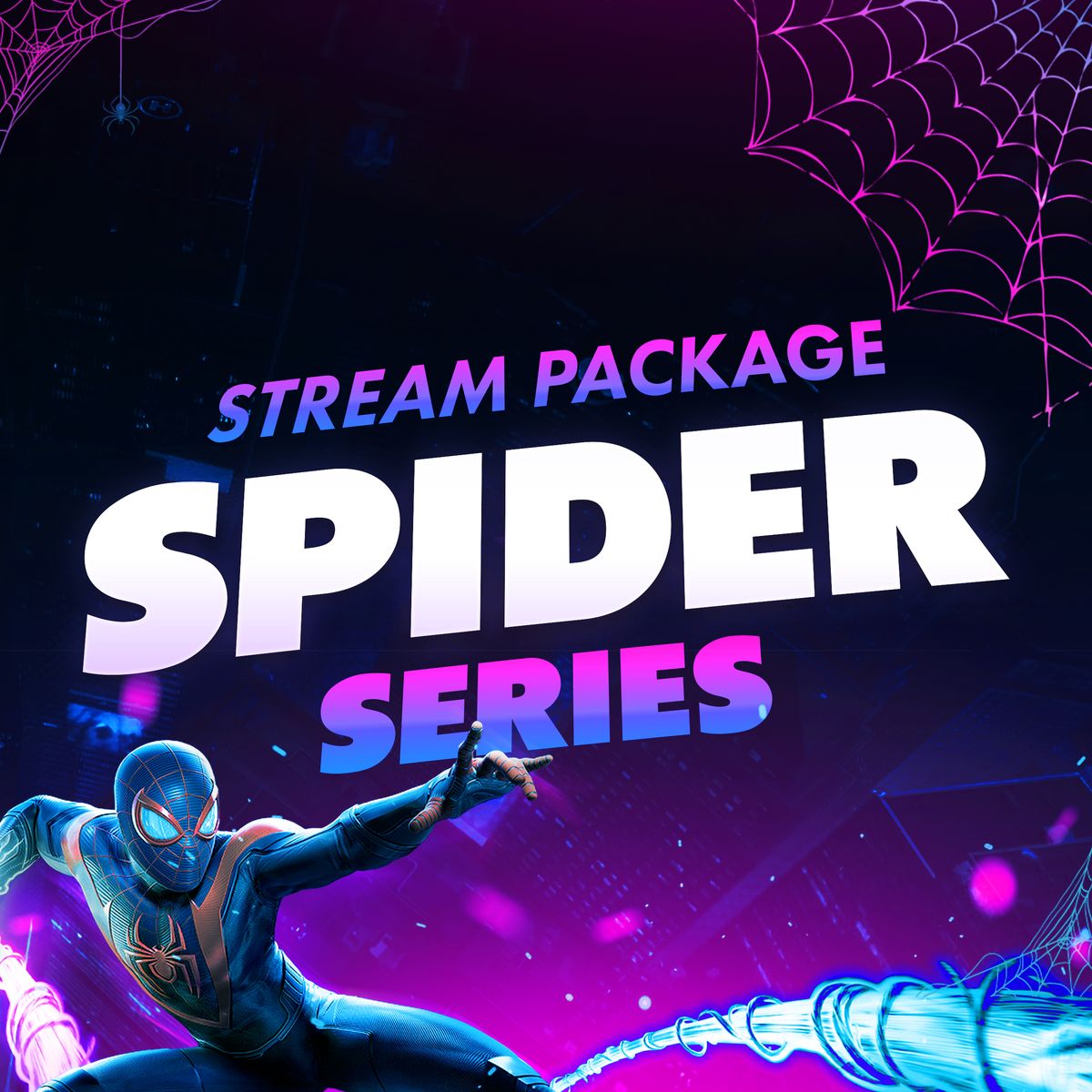 SPIDER MAN - Stream Package [PREMADE] - Buymeacoffee