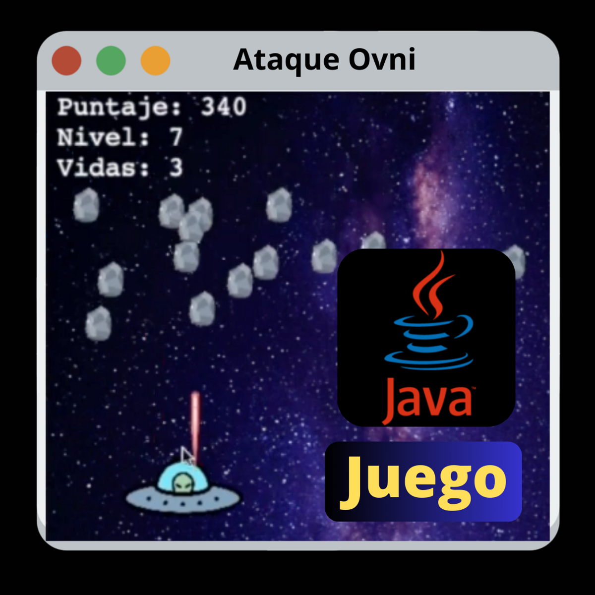 Juego de Naves en Java 2D - Buymeacoffee
