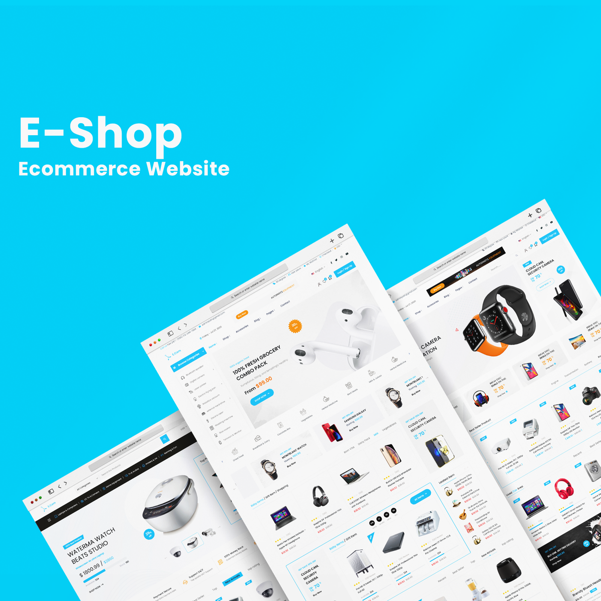 E-shop ecommerce website Full Responsive - Buymeacoffee