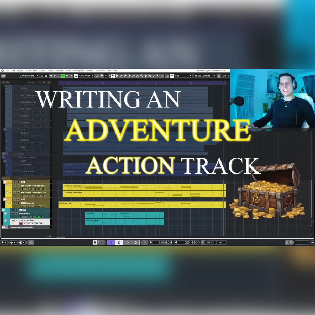 Writing an Adventure Action Track - MIDI File - Buymeacoffee