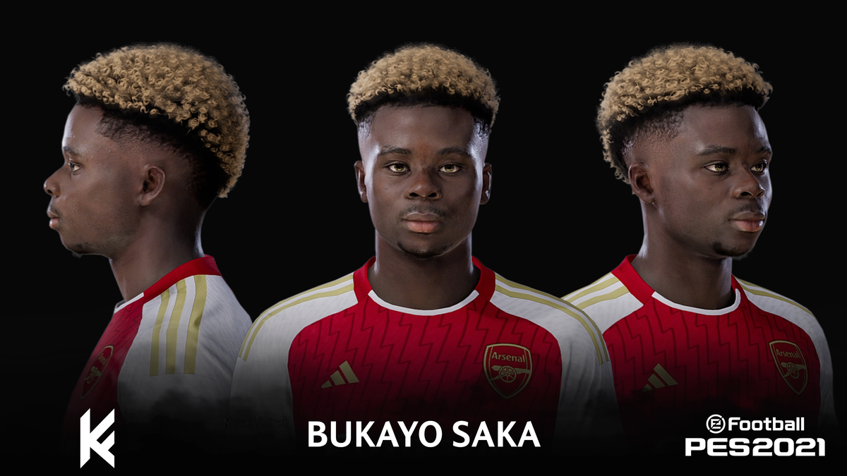 Bukayo Saka by Kodigo Facemaker (PES 2021) - Buymeacoffee