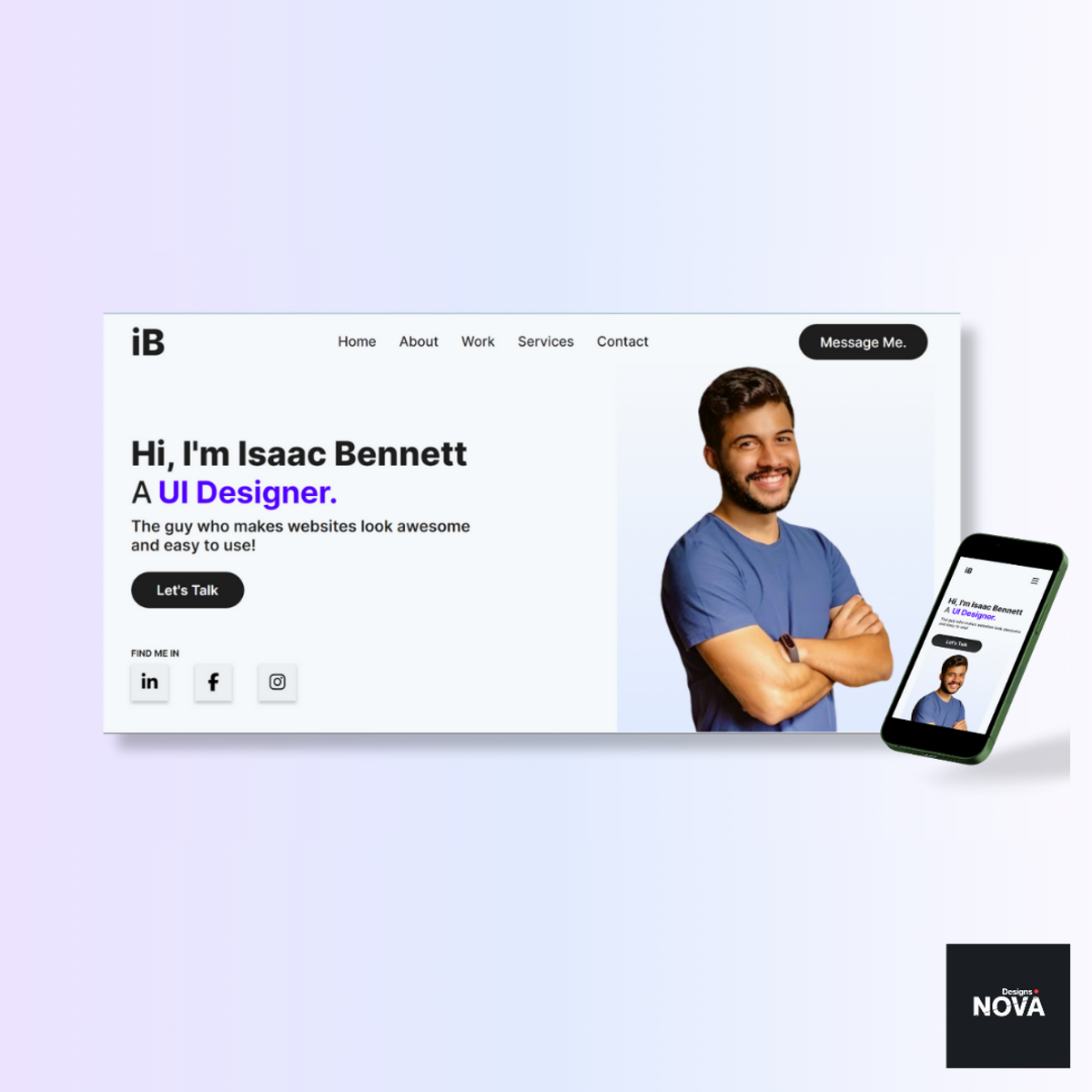 Responsive Personal Portfolio Website Using HTML CSS & JS - Buymeacoffee