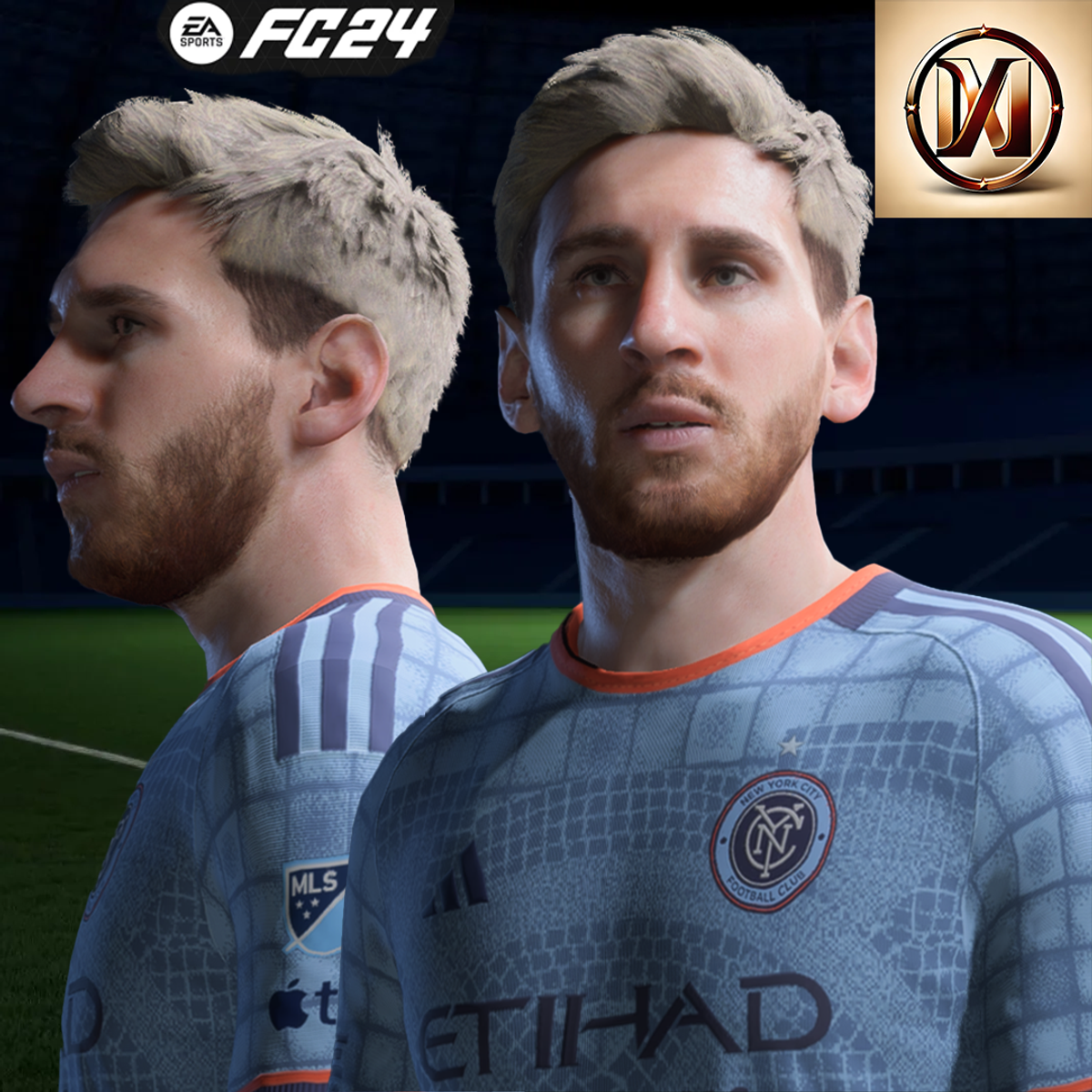 [FREE] Lionel Messi 2017 (Blonde Hair) Face Mod for FC 24 [FC 24 ...