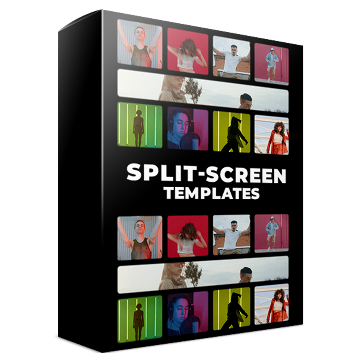SPLIT SCREEN Template Pack For Premiere Pro, After Effects, Resolve, FCPX - Buymeacoffee