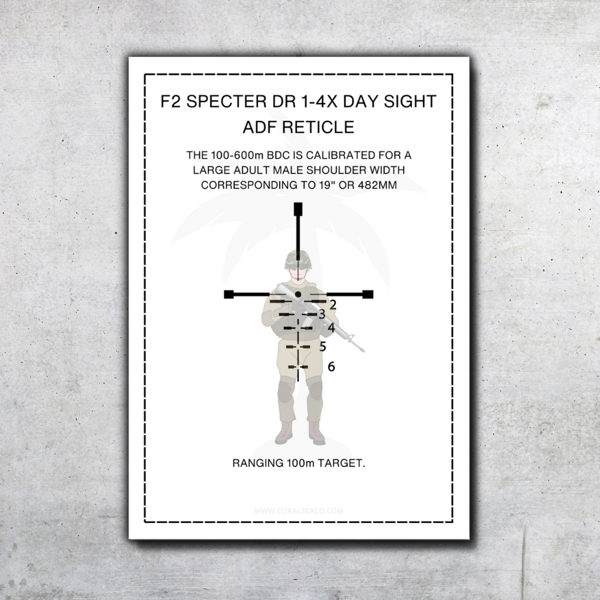 F2 Specter DR Day Sight Reticle Guide - Buymeacoffee