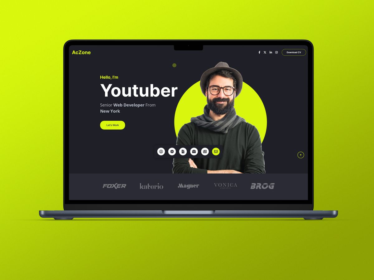 Personal Portfolio Website HTML CSS JS😱 - Buymeacoffee