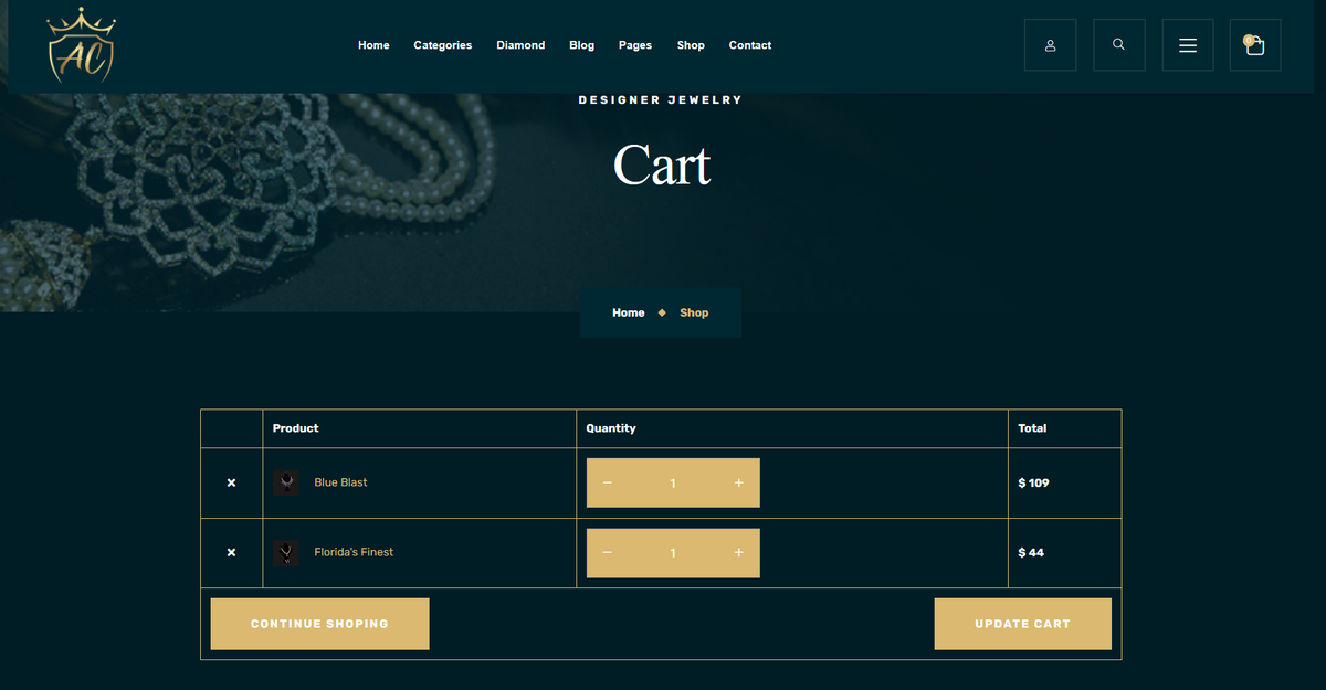 Jewelry Store Website Templates - Buymeacoffee