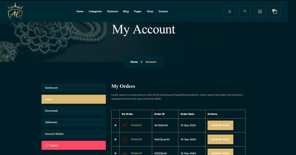 Jewelry Store Website Templates - Buymeacoffee