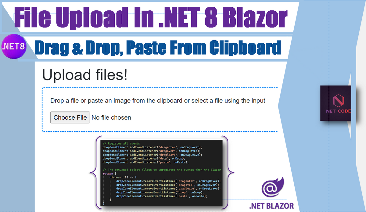 Effortless File Uploads: Unleash the Power of Drag & Drop and Clipboard Paste in Blazor ...