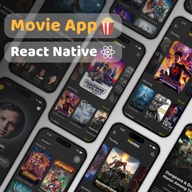 Movie App in React Native : Source Code