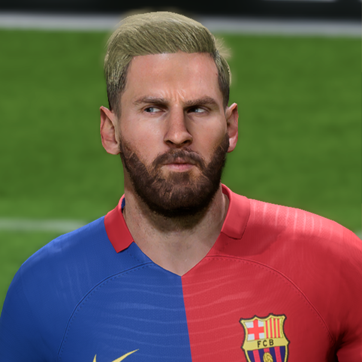 [SILVER] Lionel Messi (2017) - Platinum Hair V2 Face Mod [FC 24 ...