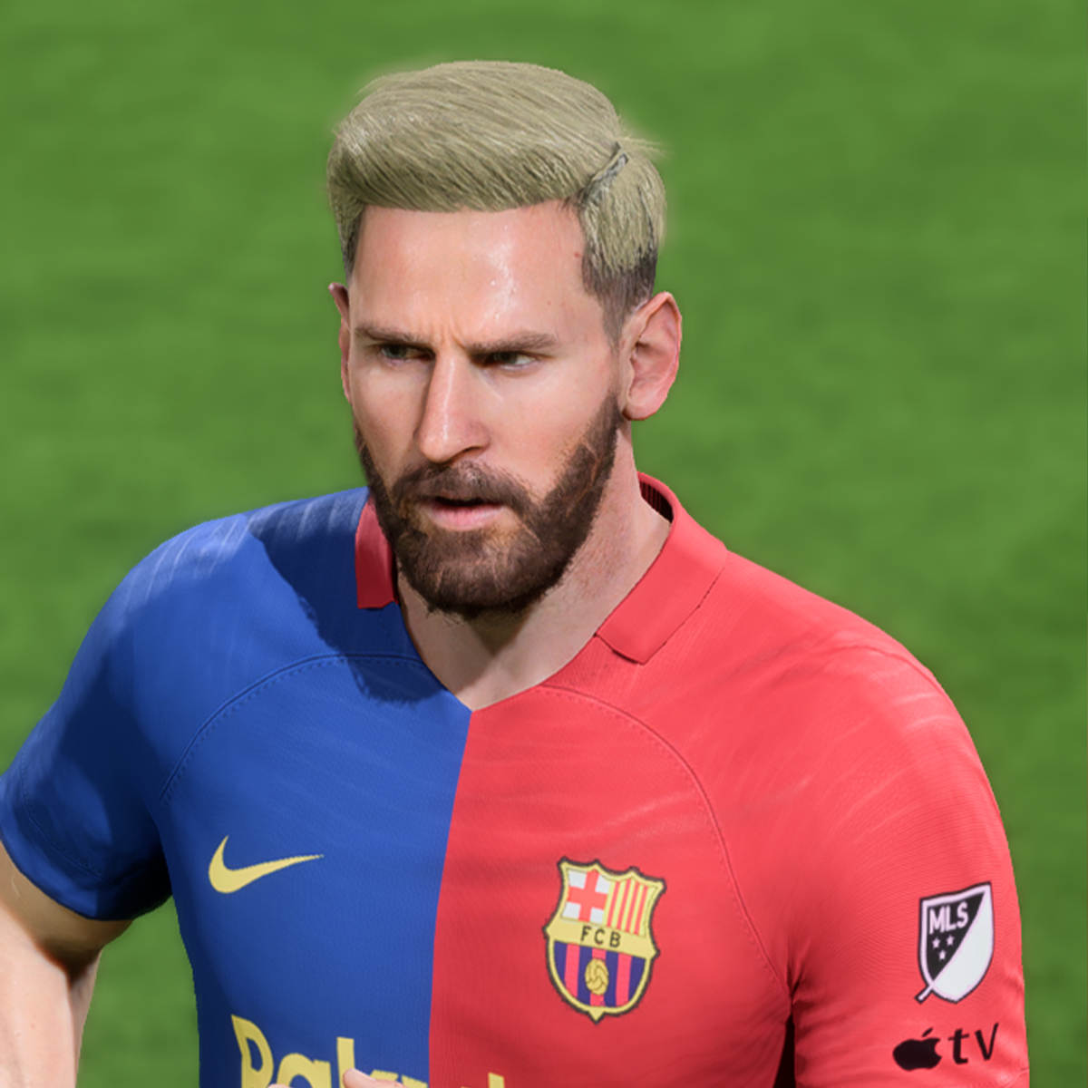 [SILVER] Lionel Messi (2017) - Platinum Hair V2 Face Mod [FC 24 ...