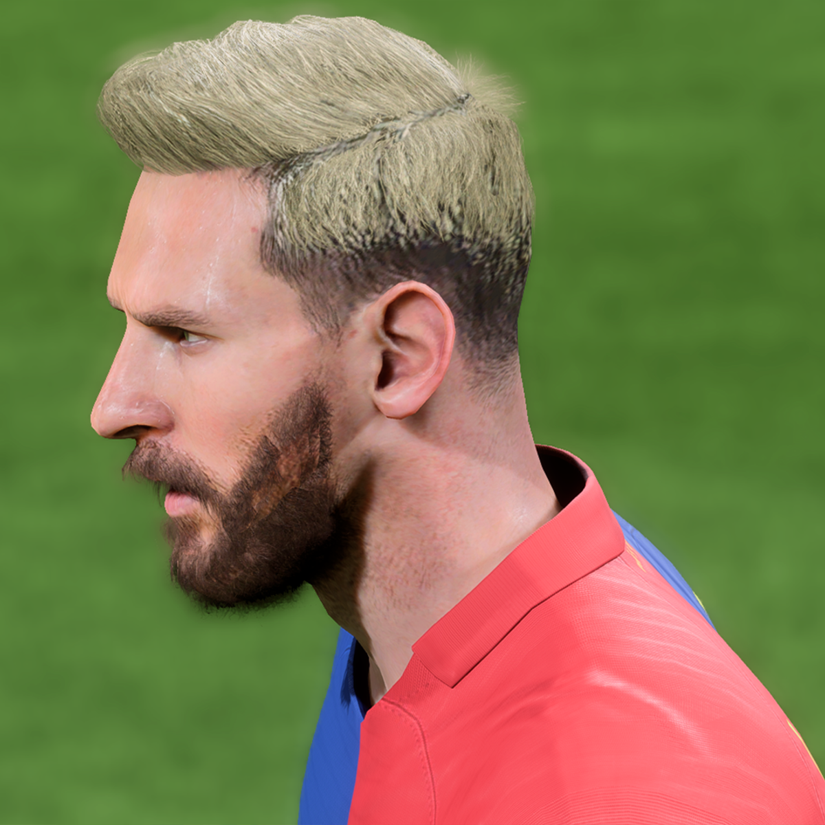 [SILVER] Lionel Messi (2017) - Platinum Hair V2 Face Mod [FC 24 ...