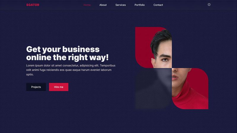 React Portfolio Website with Theme Customization - Buymeacoffee