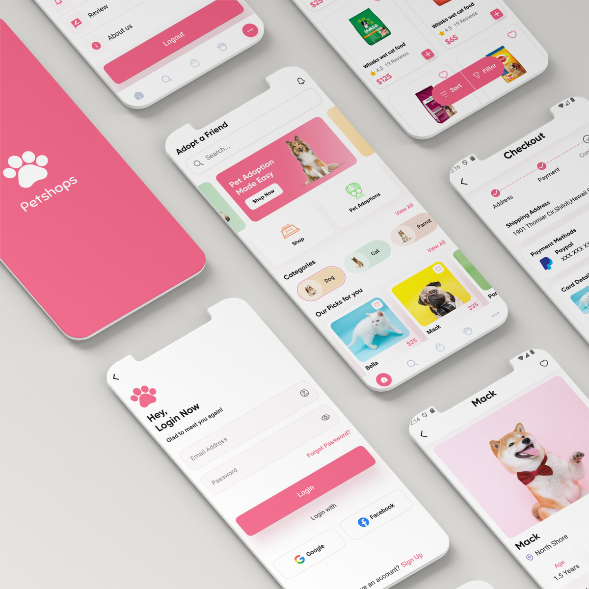 Flutter Pet Product Shop UI | A Modern and Feature-Rich App for Pet ...