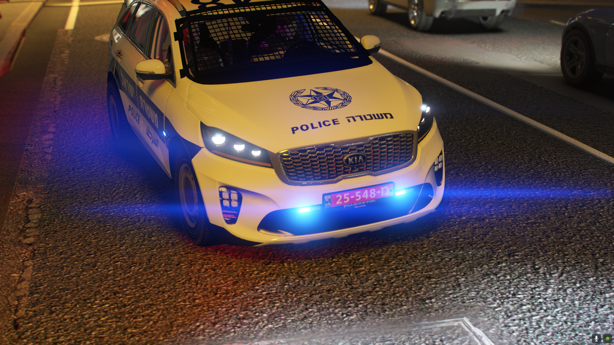 Kia Sorento Extra Armor on the Windshield - Israel Police Patrol [ELS ...