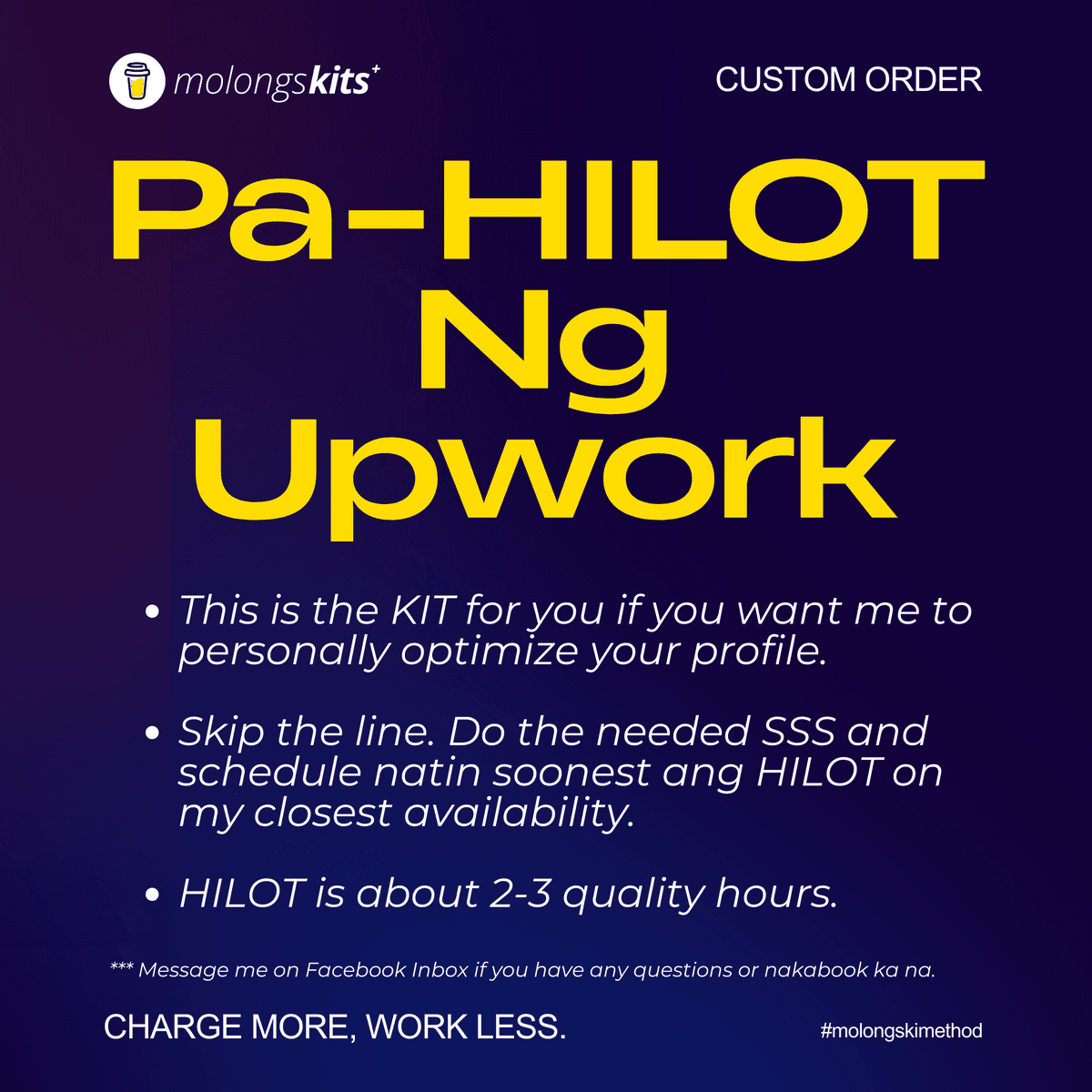 💆‍♀️ Pa-HILOT Ng Upwork - Buymeacoffee