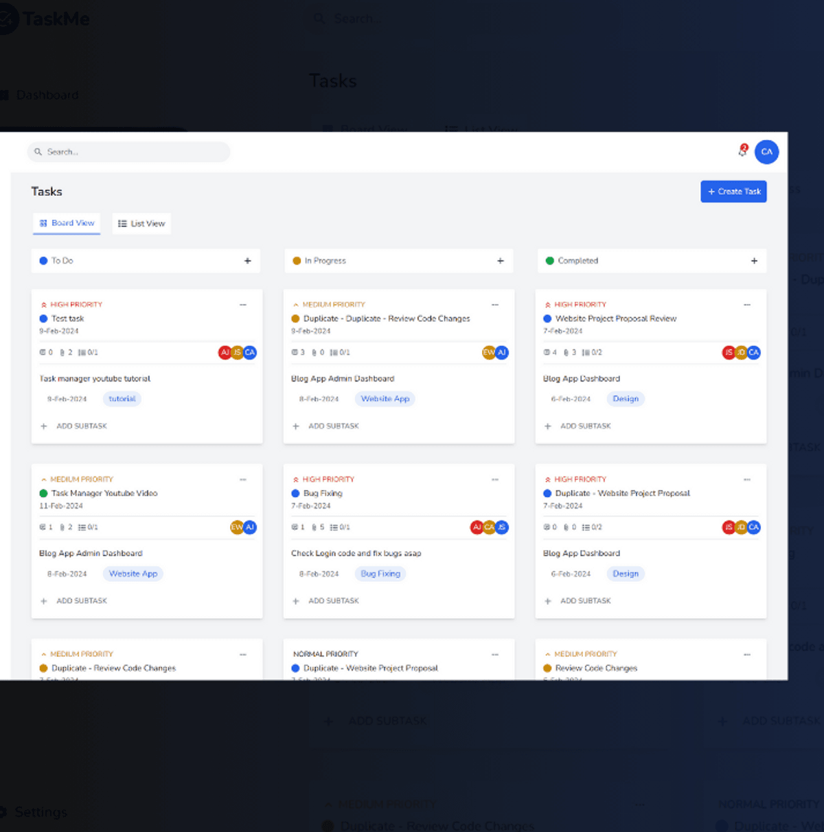 Fullstack Task Manager Mern Full Source Code Buymeacoffee