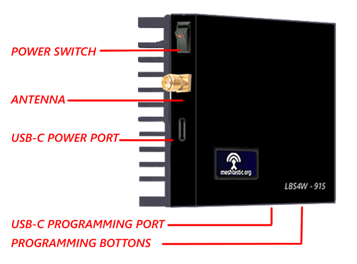 LoRa Base / Mobile Station Amplifier – 4Watt 915MHz Model Number: LBS4W ...