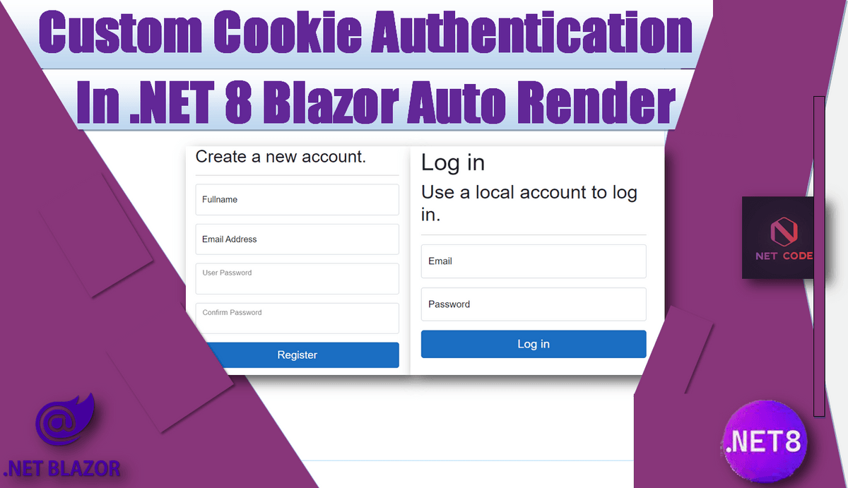 Custom Cookie Authentication in .NET 8 Blazor App : Simplified Implementation with Auto Render ...