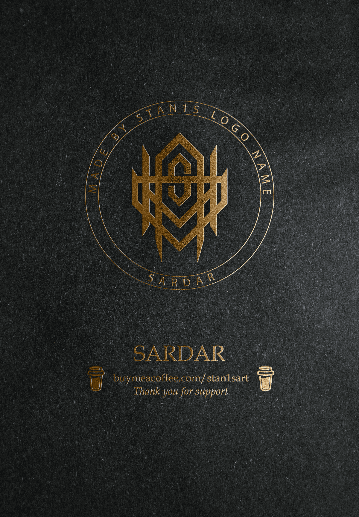 Sardar Name Logo