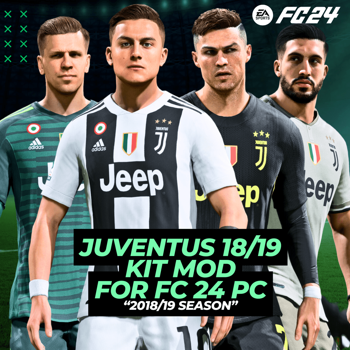 [FC24] Juventus FC 2018/19 Kit - Buymeacoffee