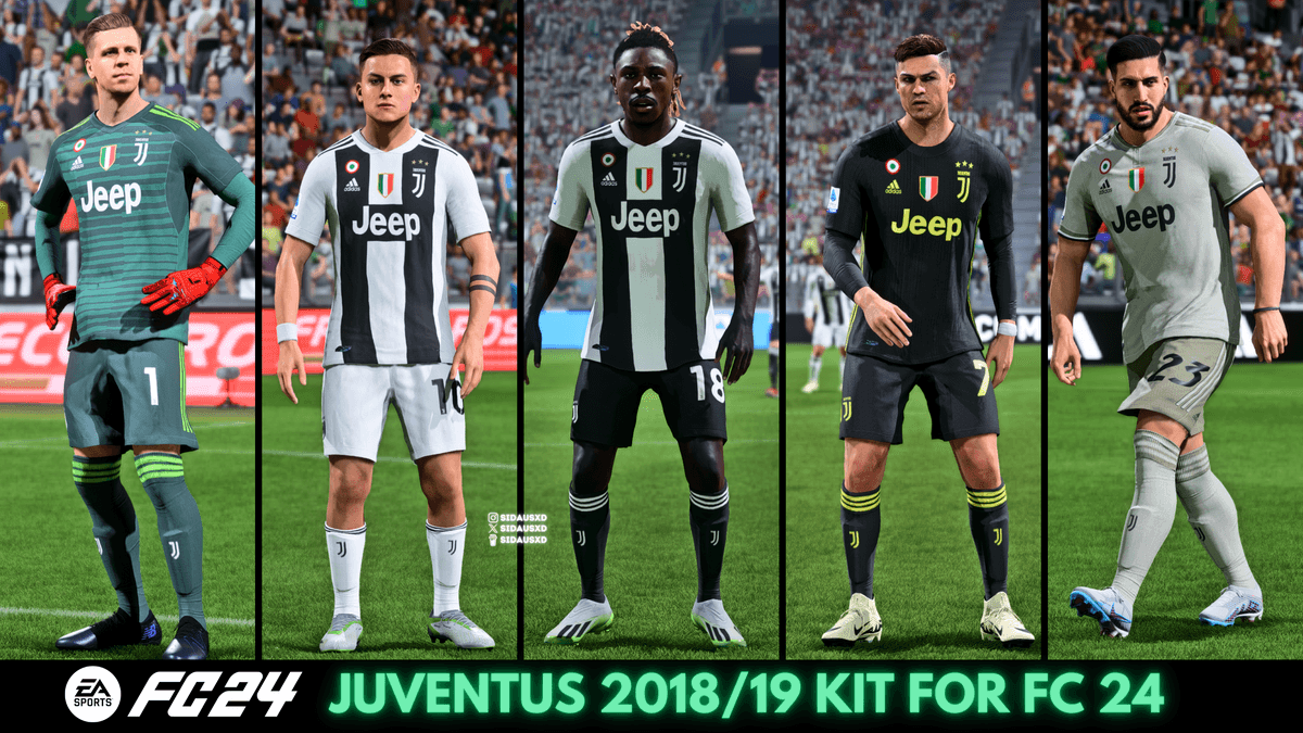 [FC24] Juventus FC 2018/19 Kit - Buymeacoffee