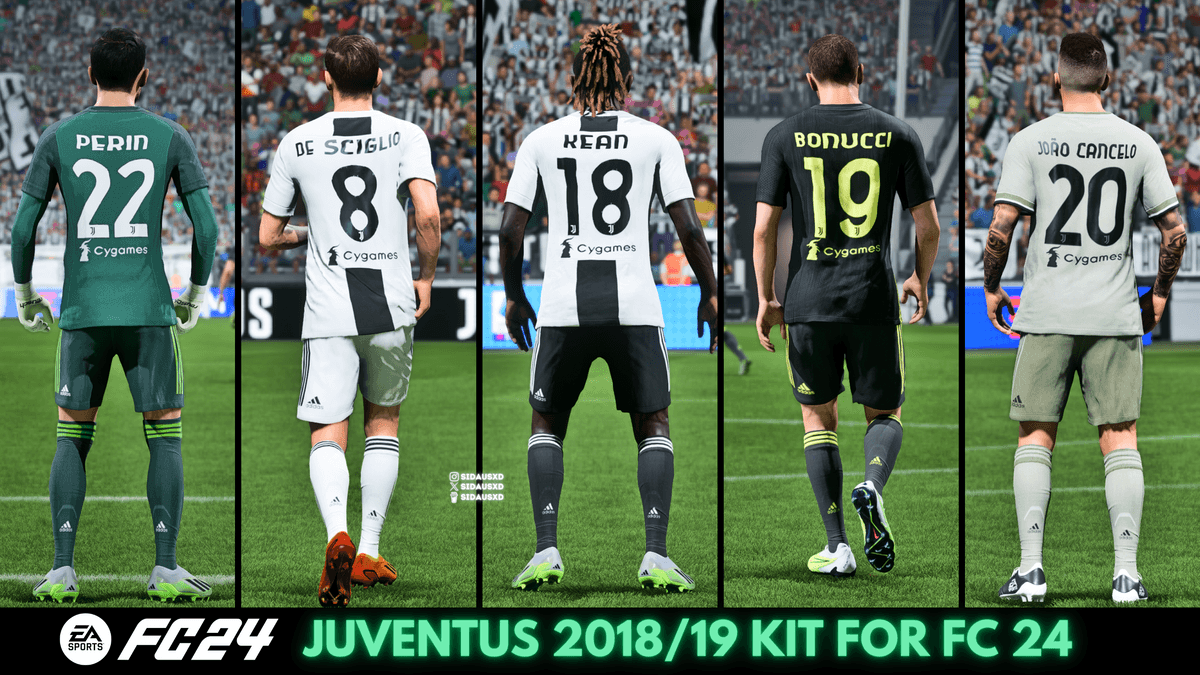 [FC24] Juventus FC 2018/19 Kit - Buymeacoffee