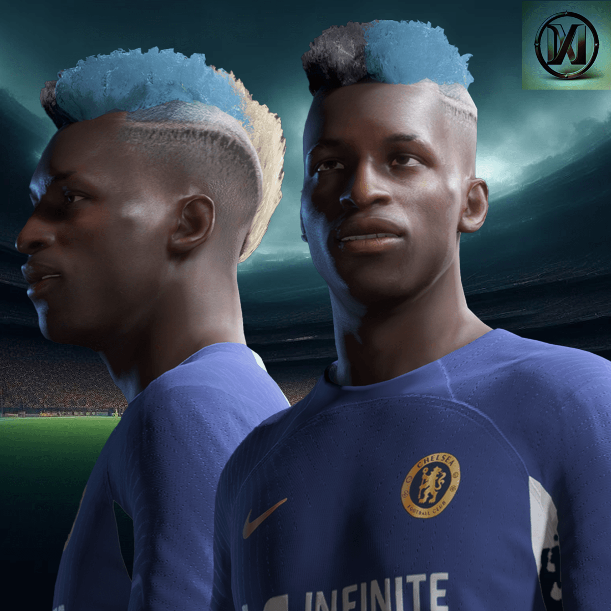 [FC 24][FIFA 23] Nicolas Jackson (Face Update) Face Mod [FREE ...