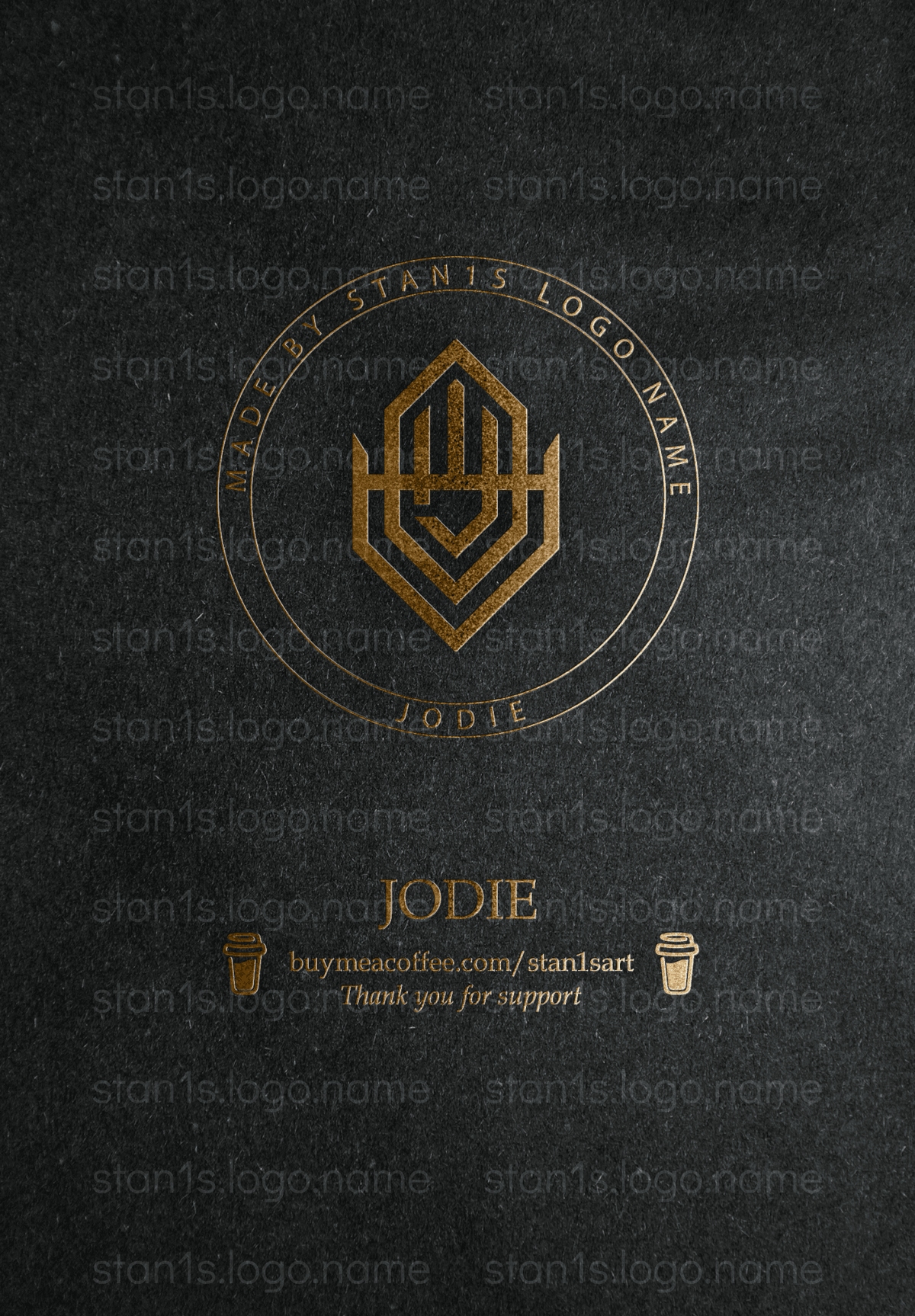 Jodie Logo Name - Buymeacoffee