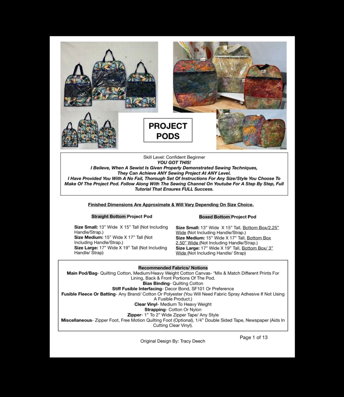 ️Ultimate Project POD Designed Just For YOU ️ 6 Project Pods In 1 ...