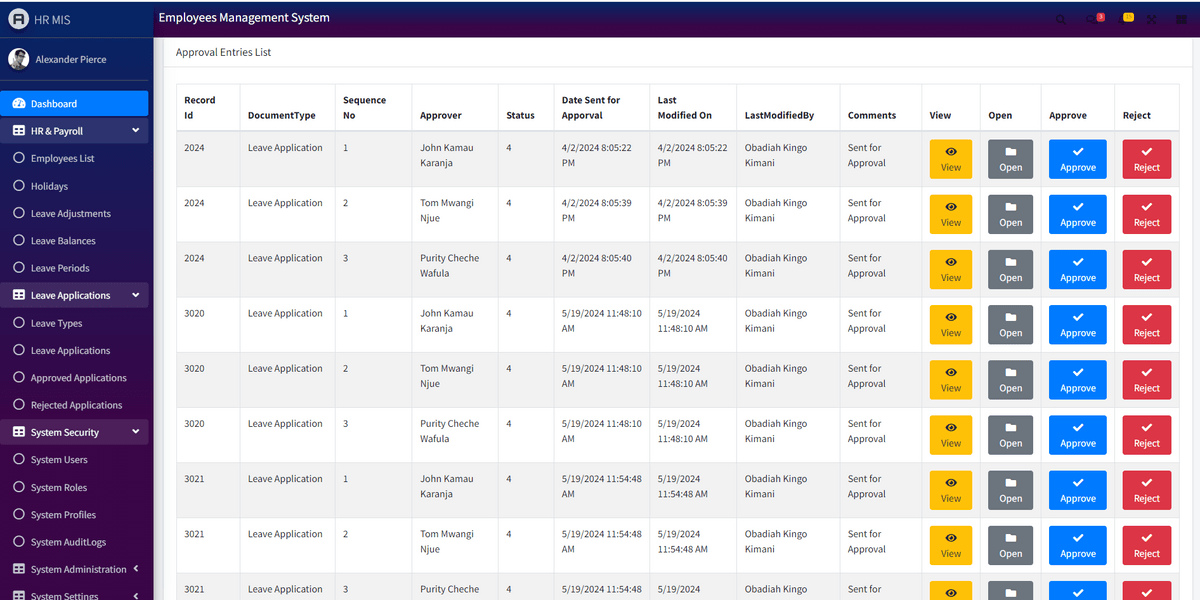 Complete Employees Management System ASP.NET CORE 8.0, MS SQL Entity Framework Core 8.0 ...