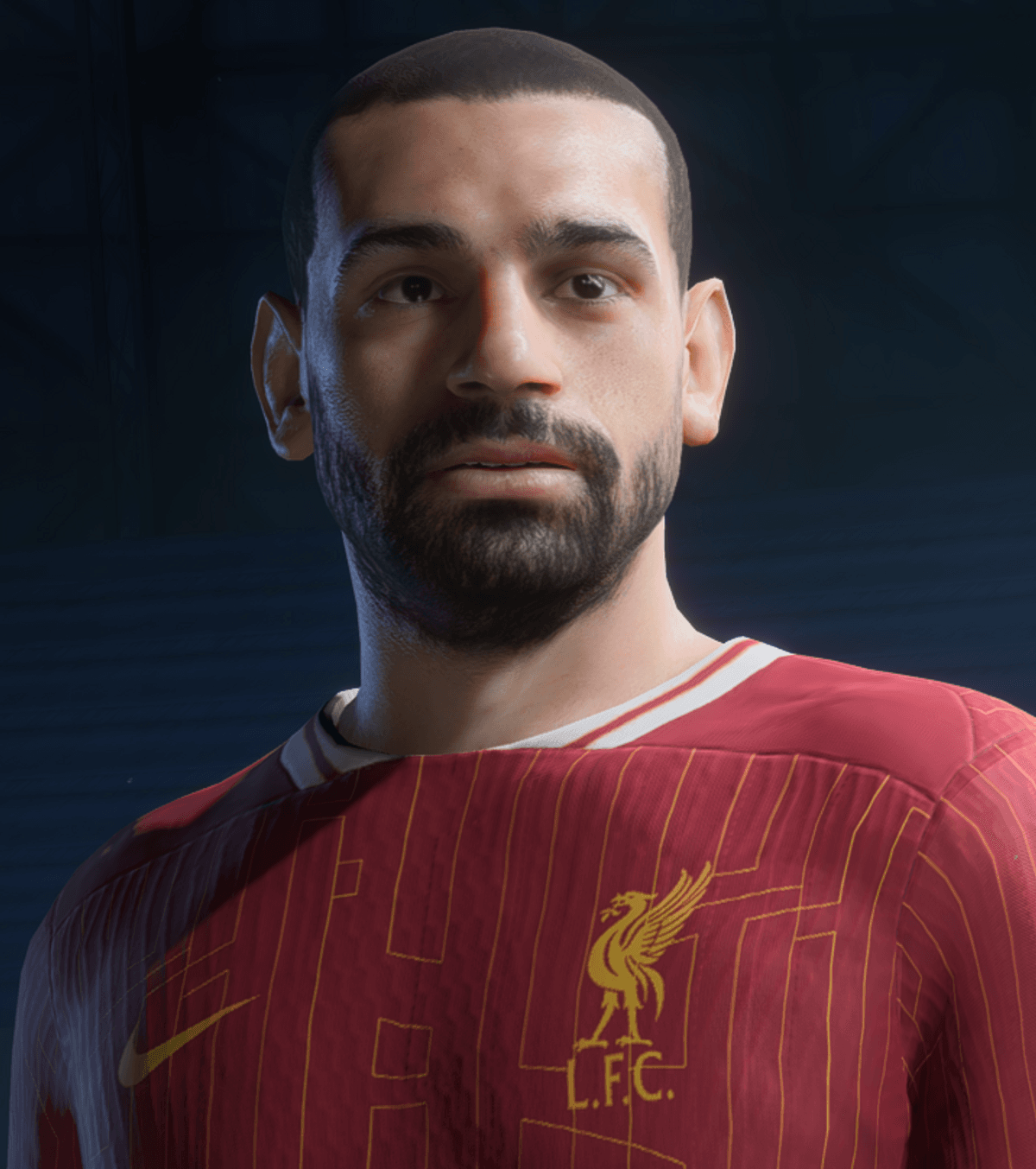 Mohamed Salah buzz cut face for EAFC 24 - Buymeacoffee