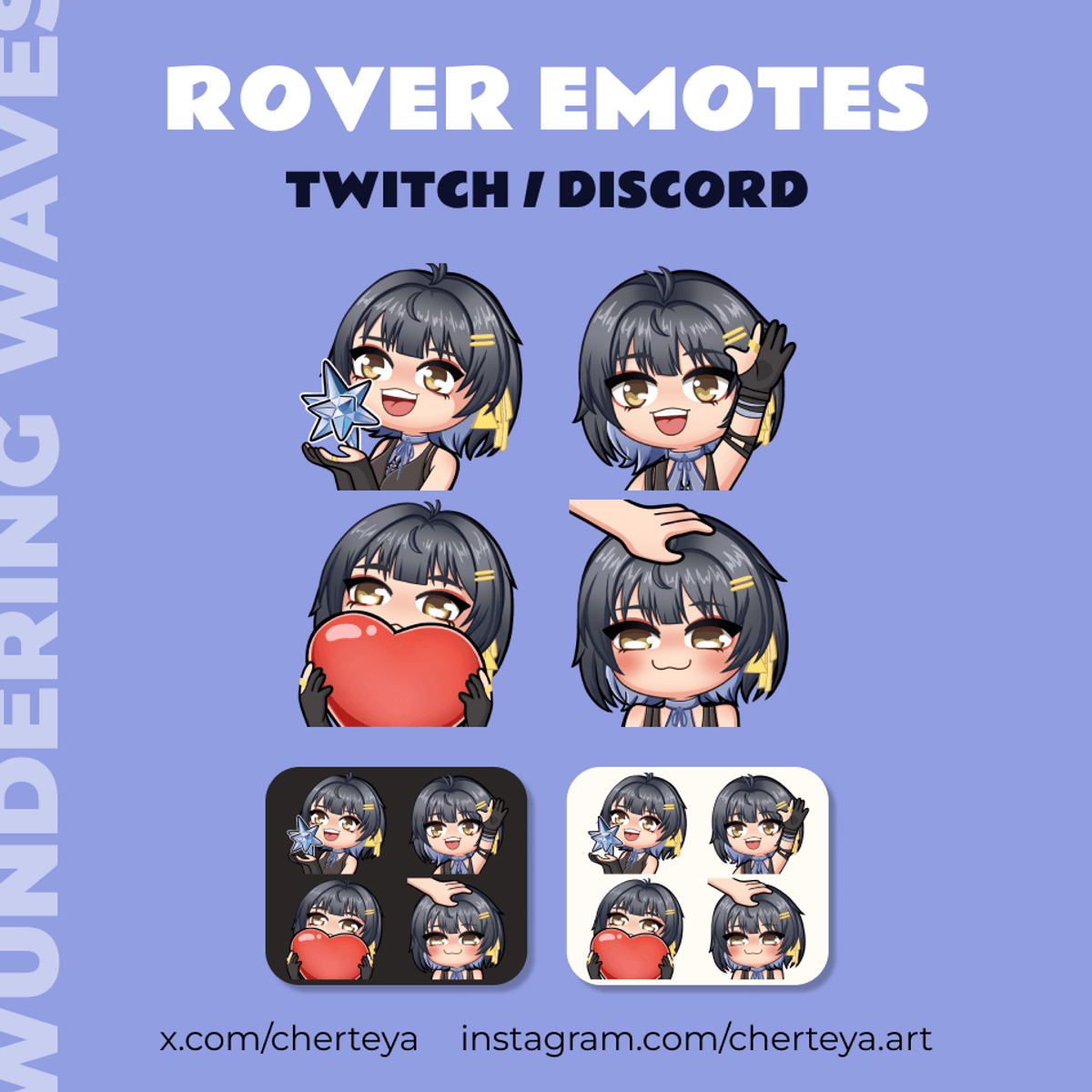 Rover emotes - Buymeacoffee