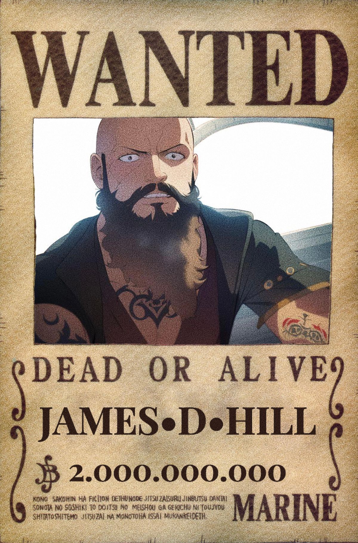 Personalized One Piece Wanted Poster - Buymeacoffee