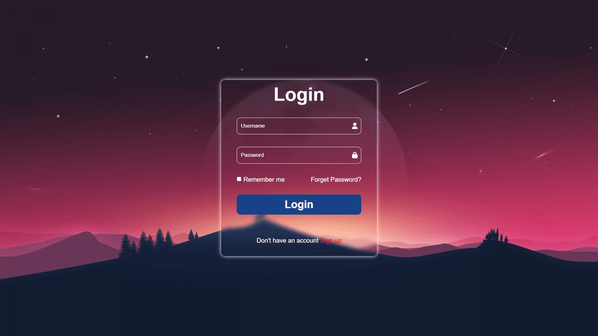 Login page using html and css - Buymeacoffee