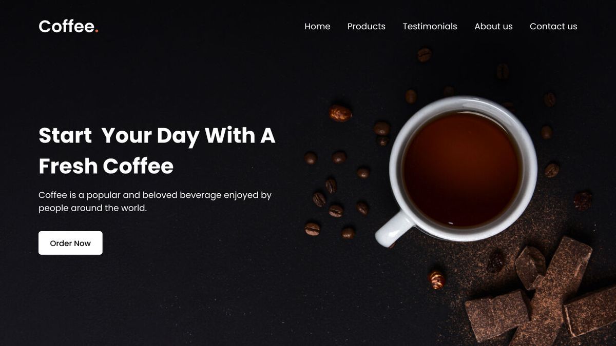 ☕Responsive Coffee Website in HTML & CSS - Buymeacoffee