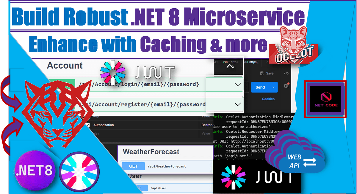 🚀 Master Microservices with Ocelot: JWT Authentication, Caching, Rate Limiting, & More! 🌟 ...
