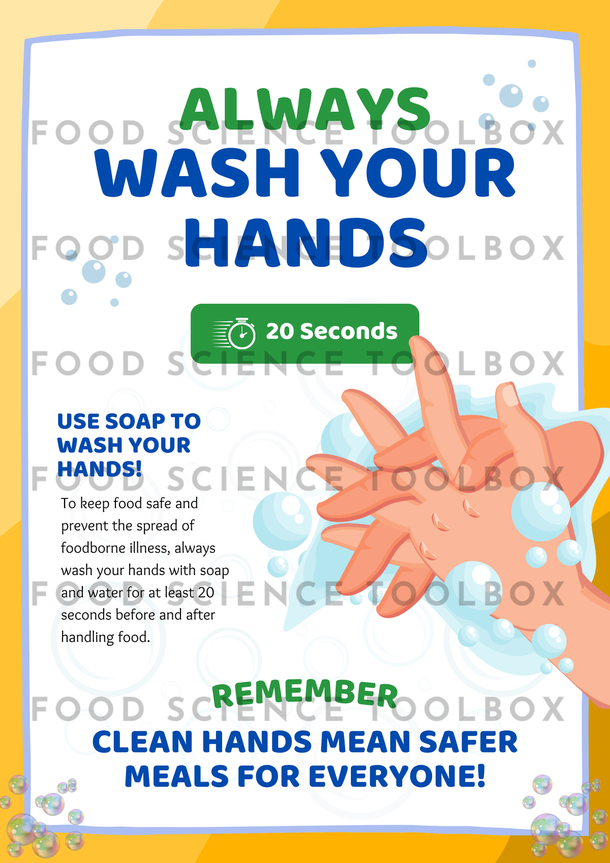 Wash Your Hands Reminder - Buymeacoffee