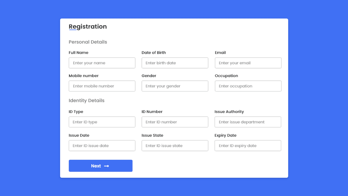 Responsive Registration Form In Html Css And Javascript Buymeacoffee