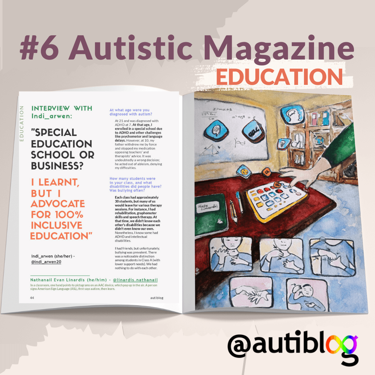 #6 Education (Autistic Magazine) - ENG - Buymeacoffee
