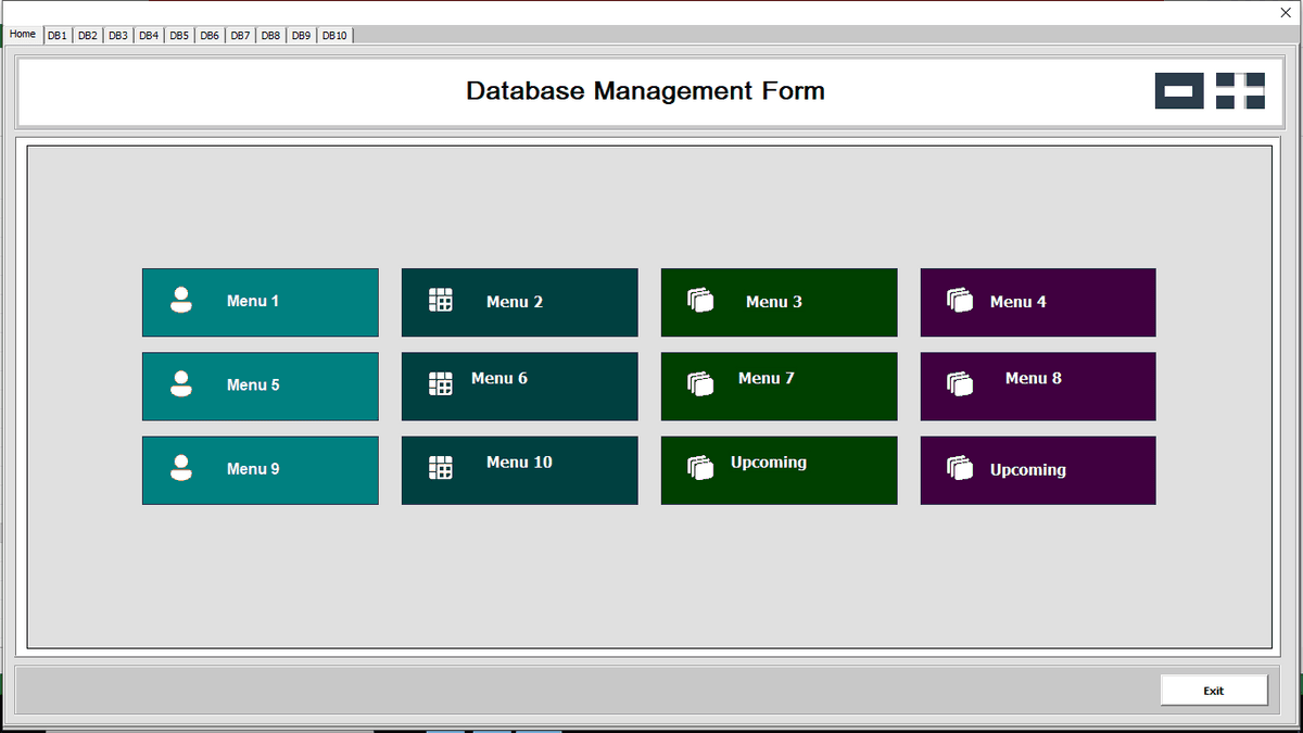 Multi Database Management In Excel Advanced Vba Multi Userforms Free