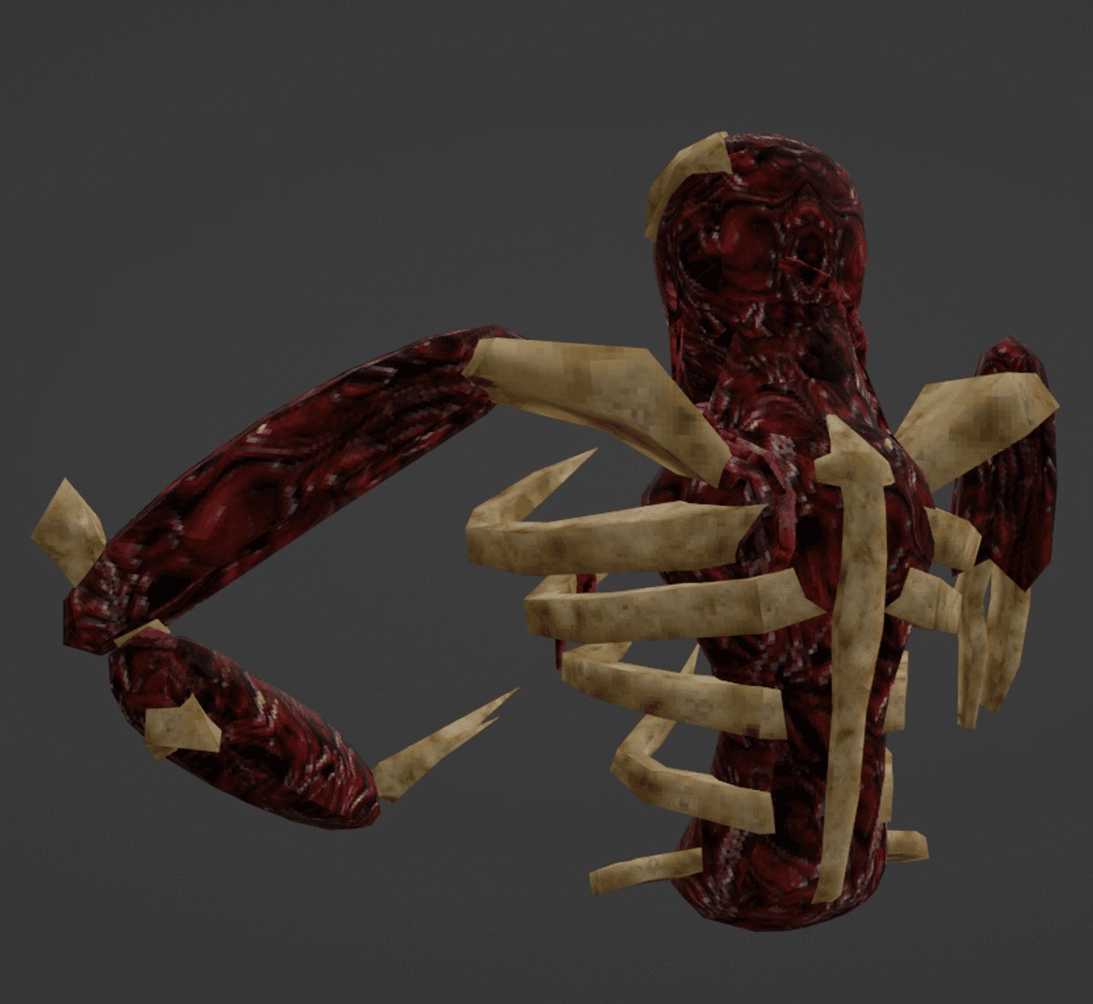 Rib Cage Flesh Monster - Buymeacoffee