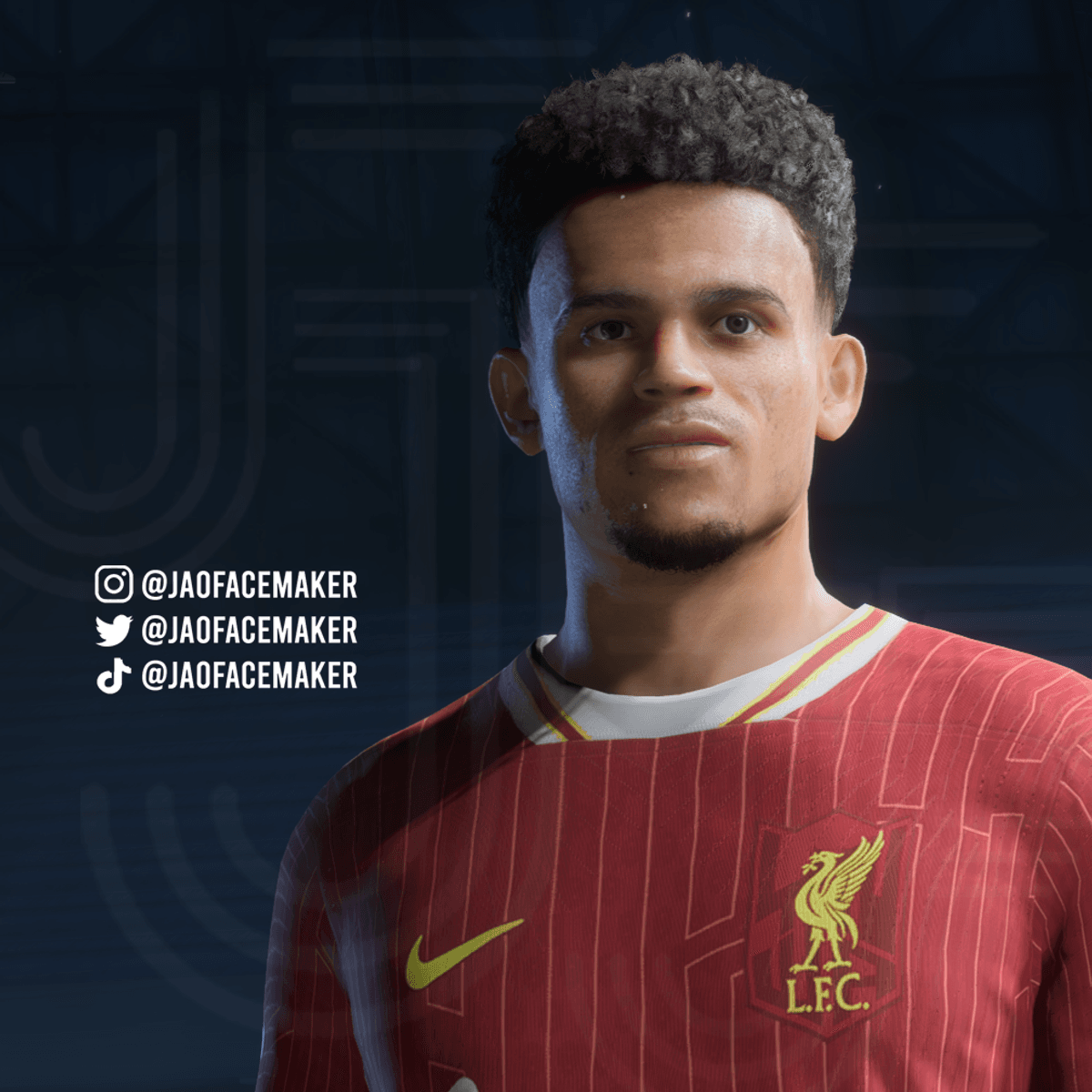 Face Luis Diaz mod for EA FC 24 - Buymeacoffee