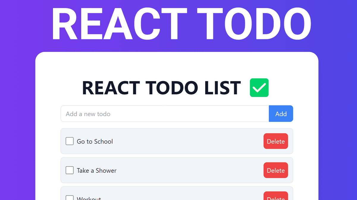 Todo List App with React & Tailwind | Source Code - Buymeacoffee